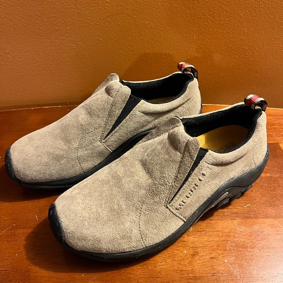 Merrell | Shoes | Merrell Womens Jungle Moc Classic Taupe Slip On Shoe ...